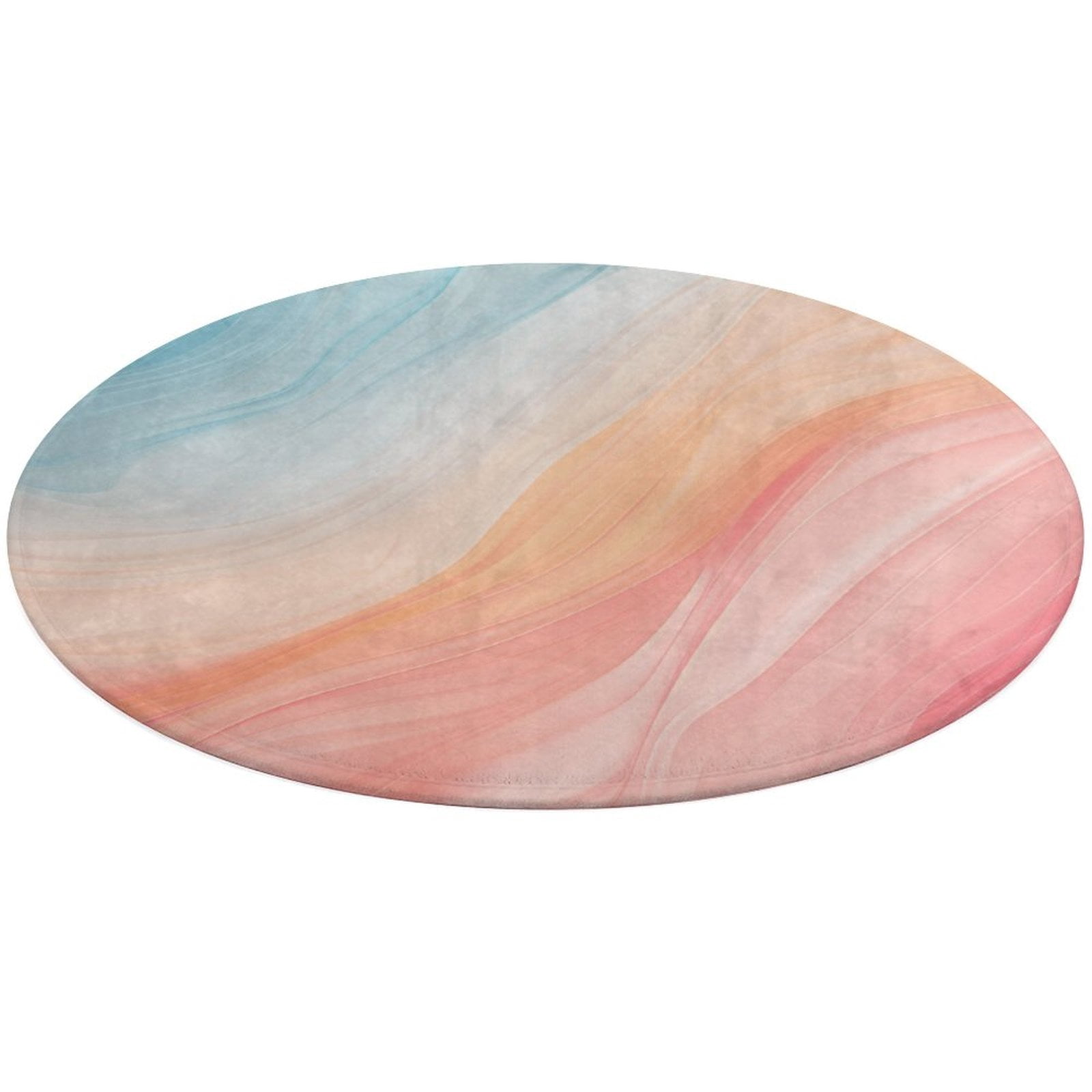 Pink Marble Round Carpet Living Room Carpet Modern And Stylish Living ...