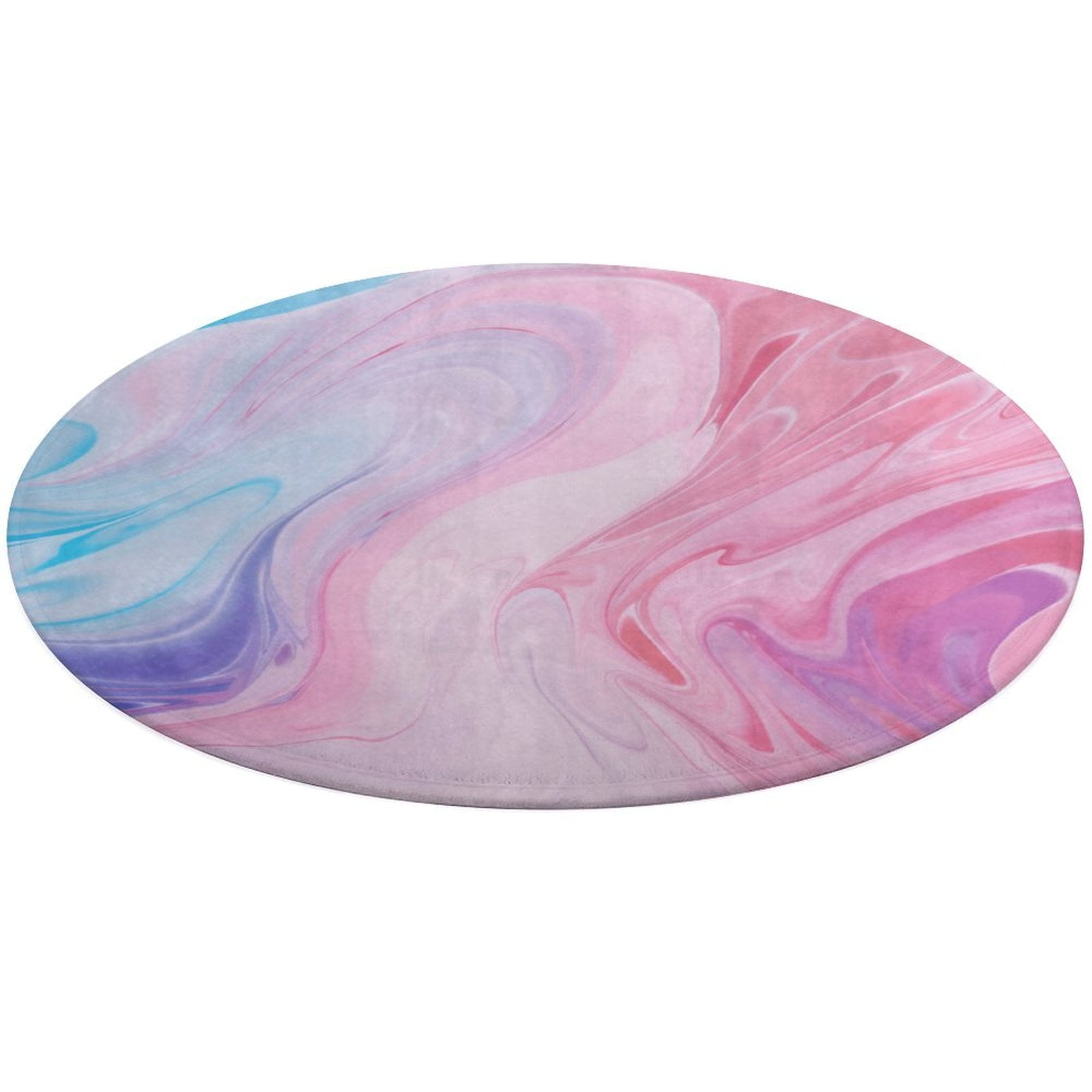 Pink Marble Round Carpet Living Room Carpet Modern And Stylish Living ...