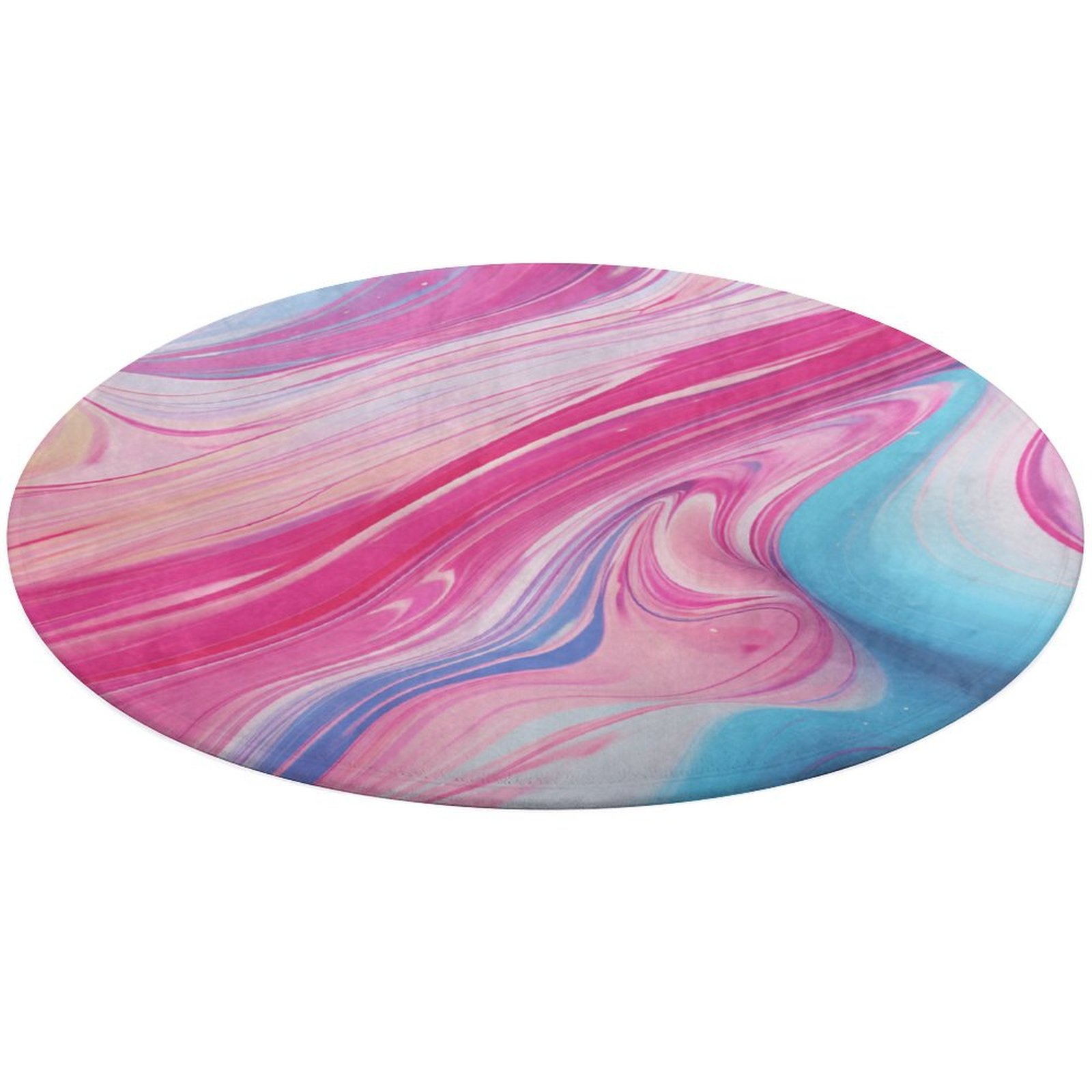 Pink Marble Round Carpet Living Room Carpet Modern And Stylish Living ...