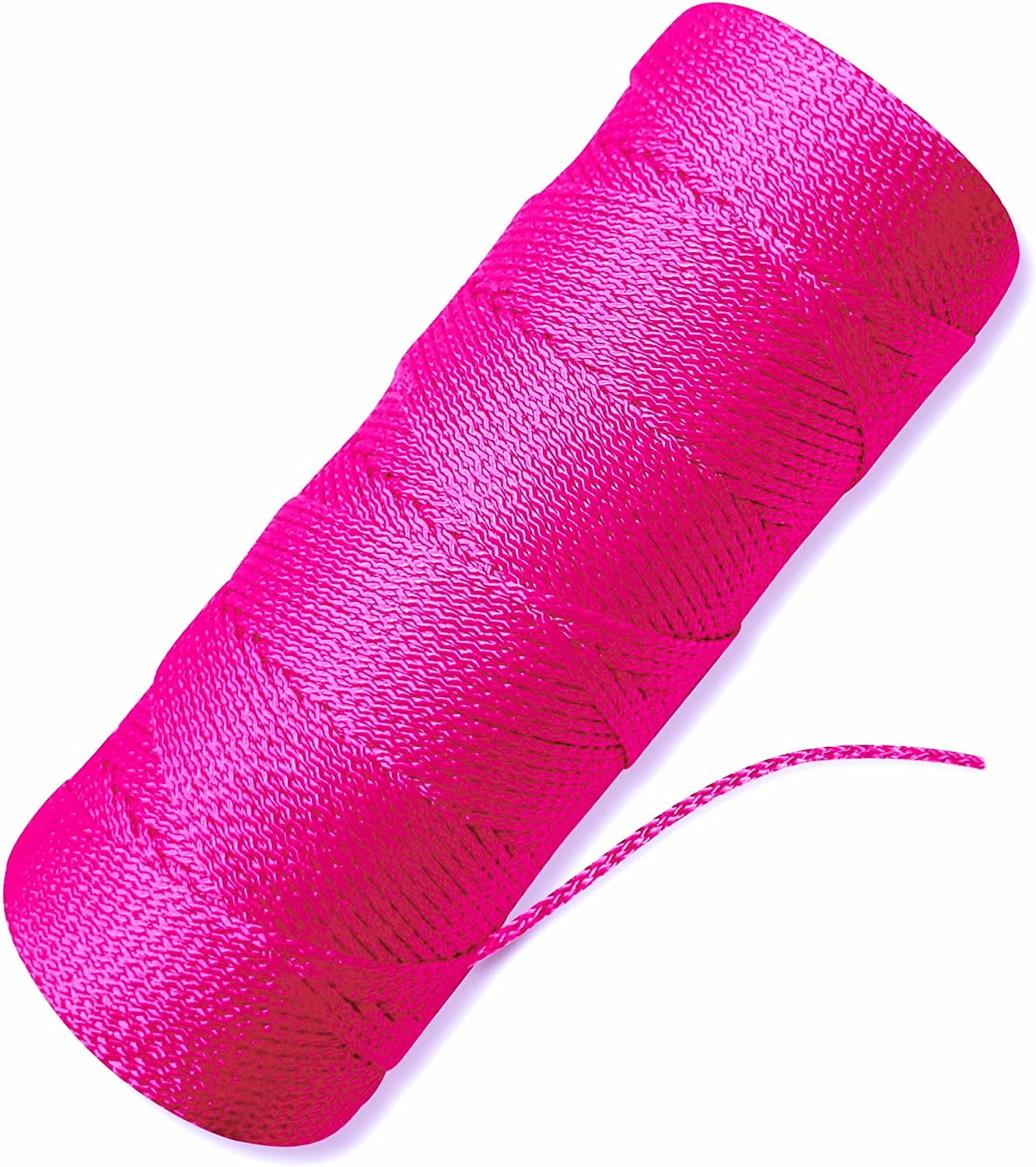 Pink Mason Line String Line - #18 Braided Nylon String - 250 Ft Length ...