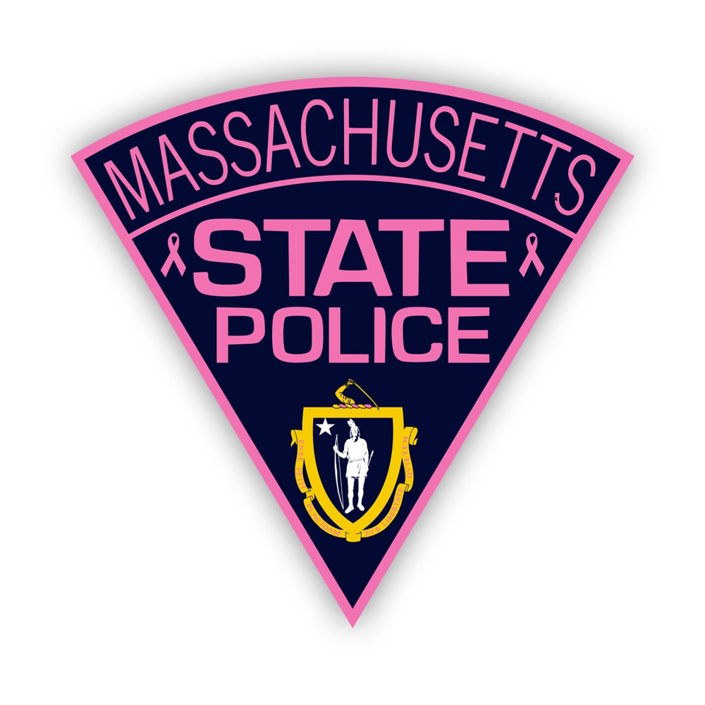 Pink Massachusetts State Police MSP Sticker Decal - Self Adhesive Vinyl ...