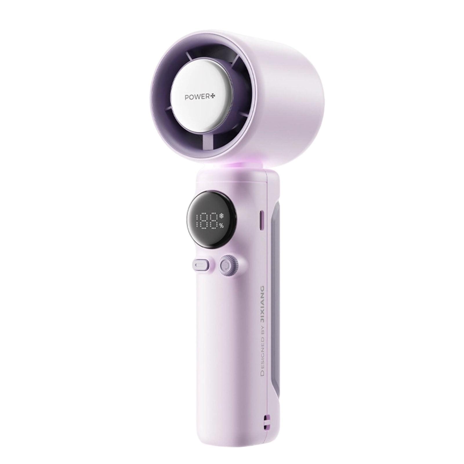 Pink Metal Body Handheld Portable Mini Fan 4000Mah Rechargeable Battery ...