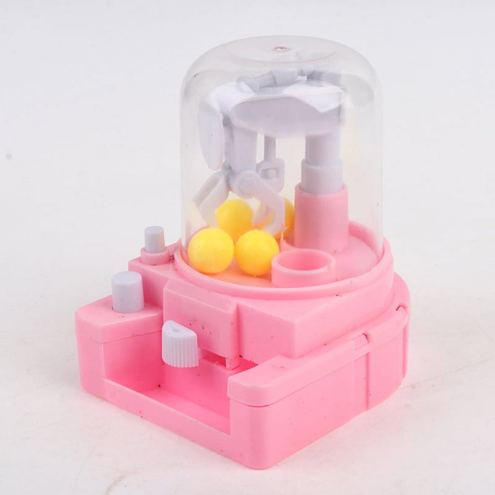 (Pink) Mini Claw Machine Dolls Balls Catcher Desktop Interactive Toys ...