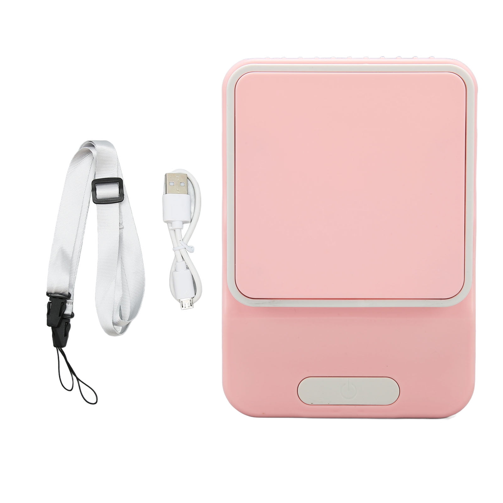 Pink Mini Desk Fan with 3 Speed Modes, Low Noise, USB Chargeable for ...