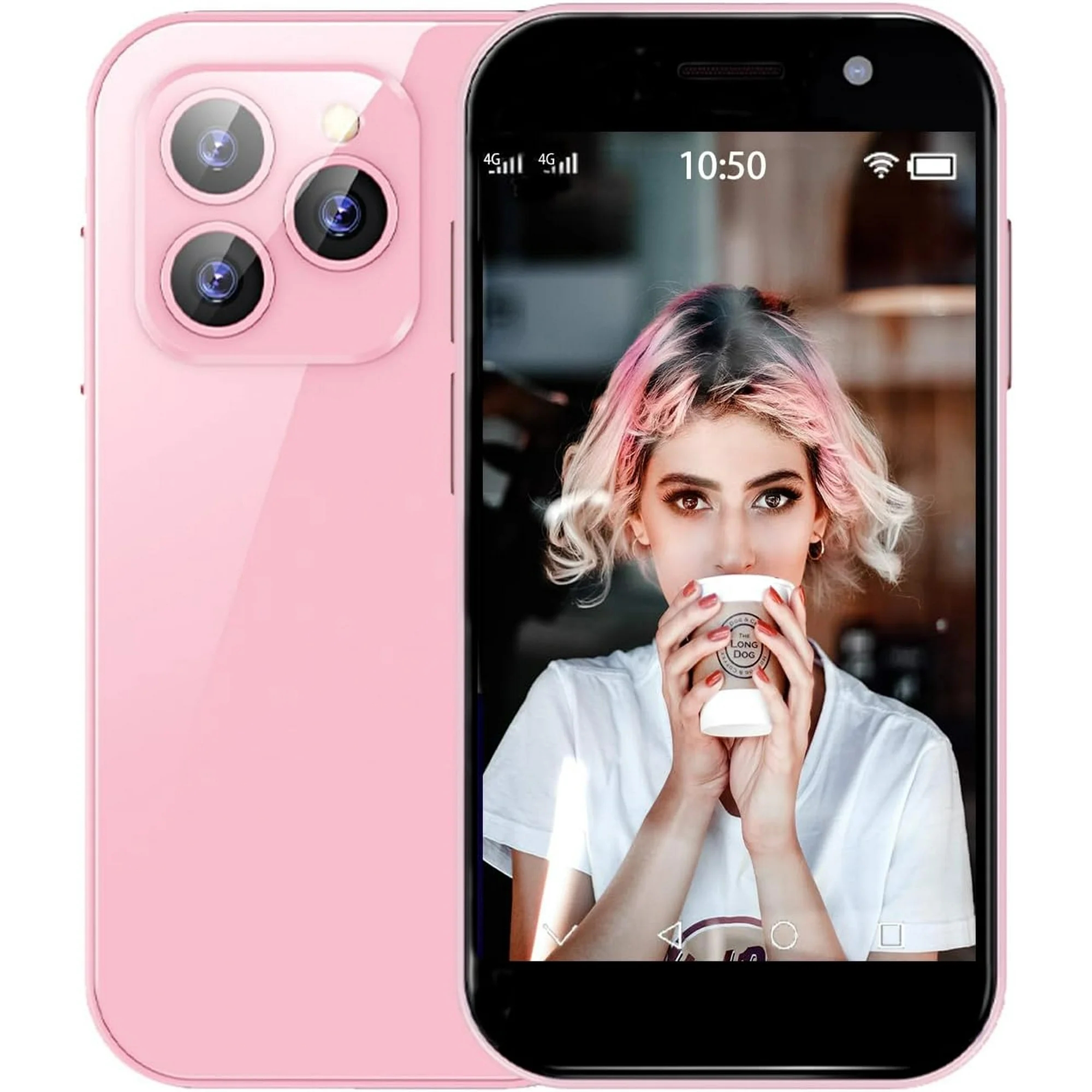 JEBFIIING XS14Pro 16GB Smartphone (Unlocked), Pink - Walmart.com