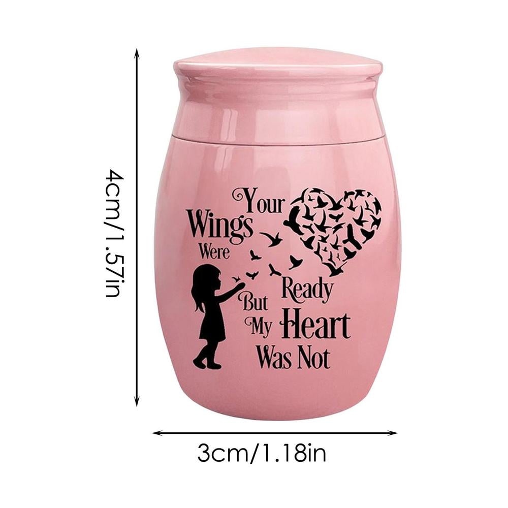 Pink - Mini Urn Pet Personalizes Mini Cremation Urn Small Animal ...