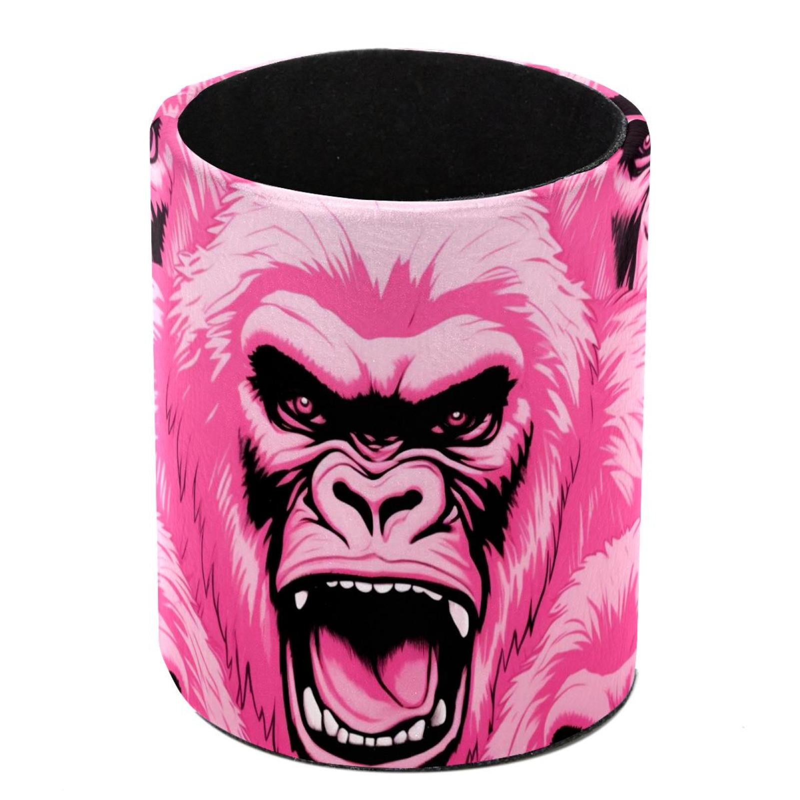 Pink Monkey Orangutan Pen Pencil Holder for Desk, Desk Pen Organizer ...