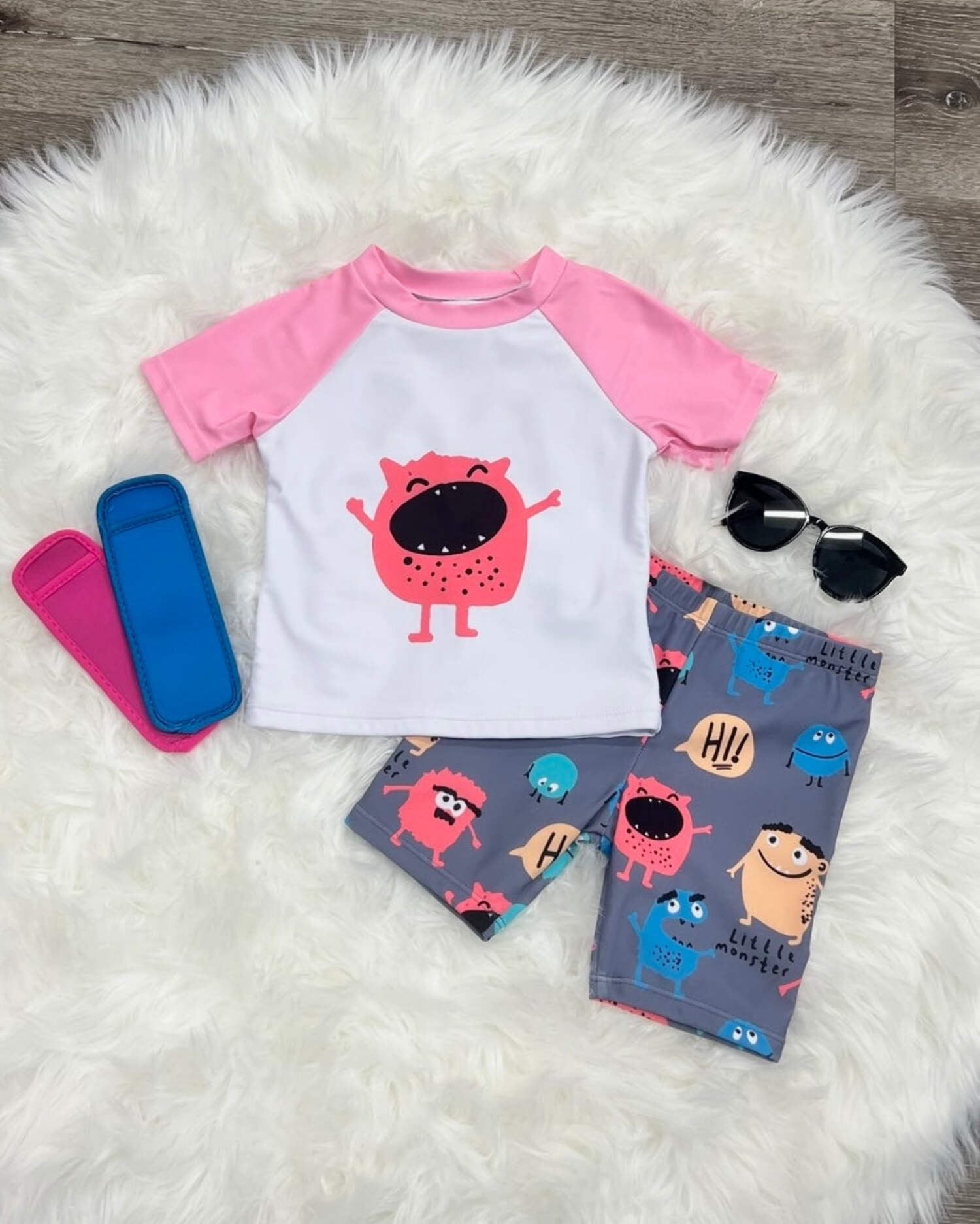Pink Monster Swim set - Walmart.com
