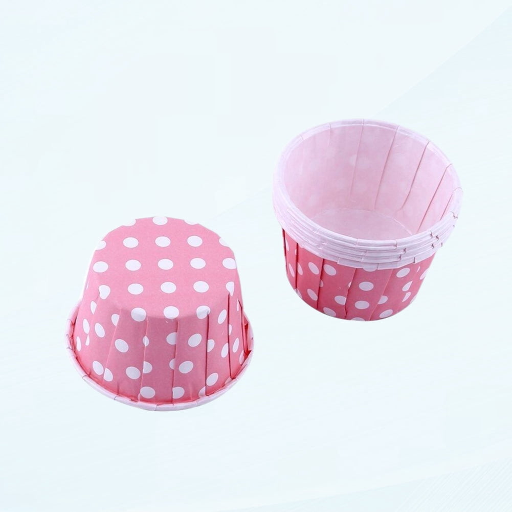 Pink Muffin Cases, 100pcs Cake Paper Cupcake Liner Case Muffin Folder ...