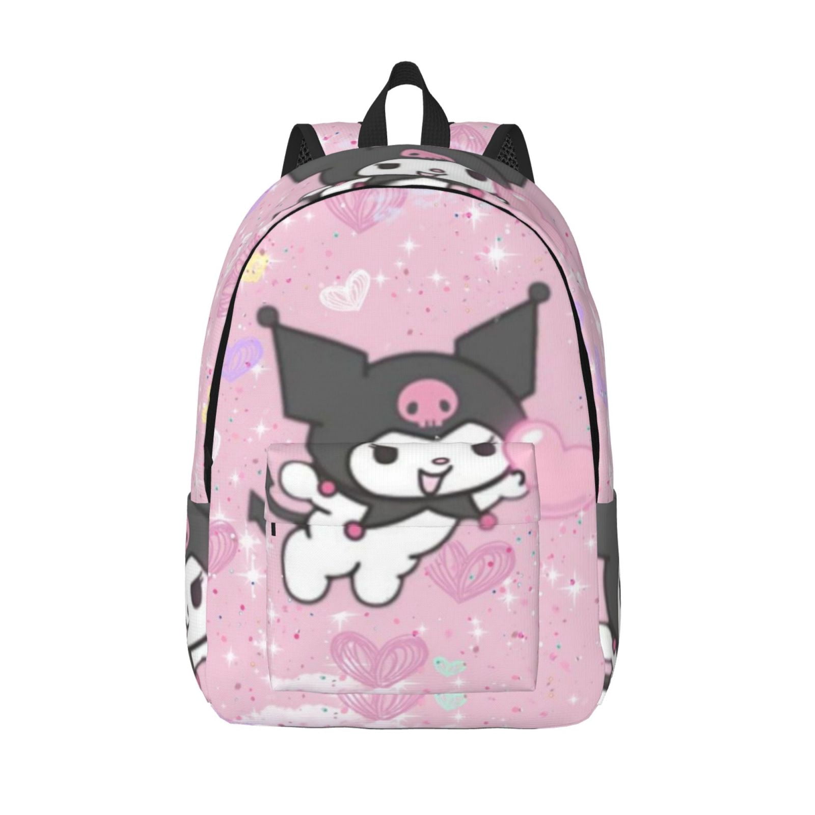 Pink My Melody Kuromi Lightweight Backpack Student Satchel Laptop ...