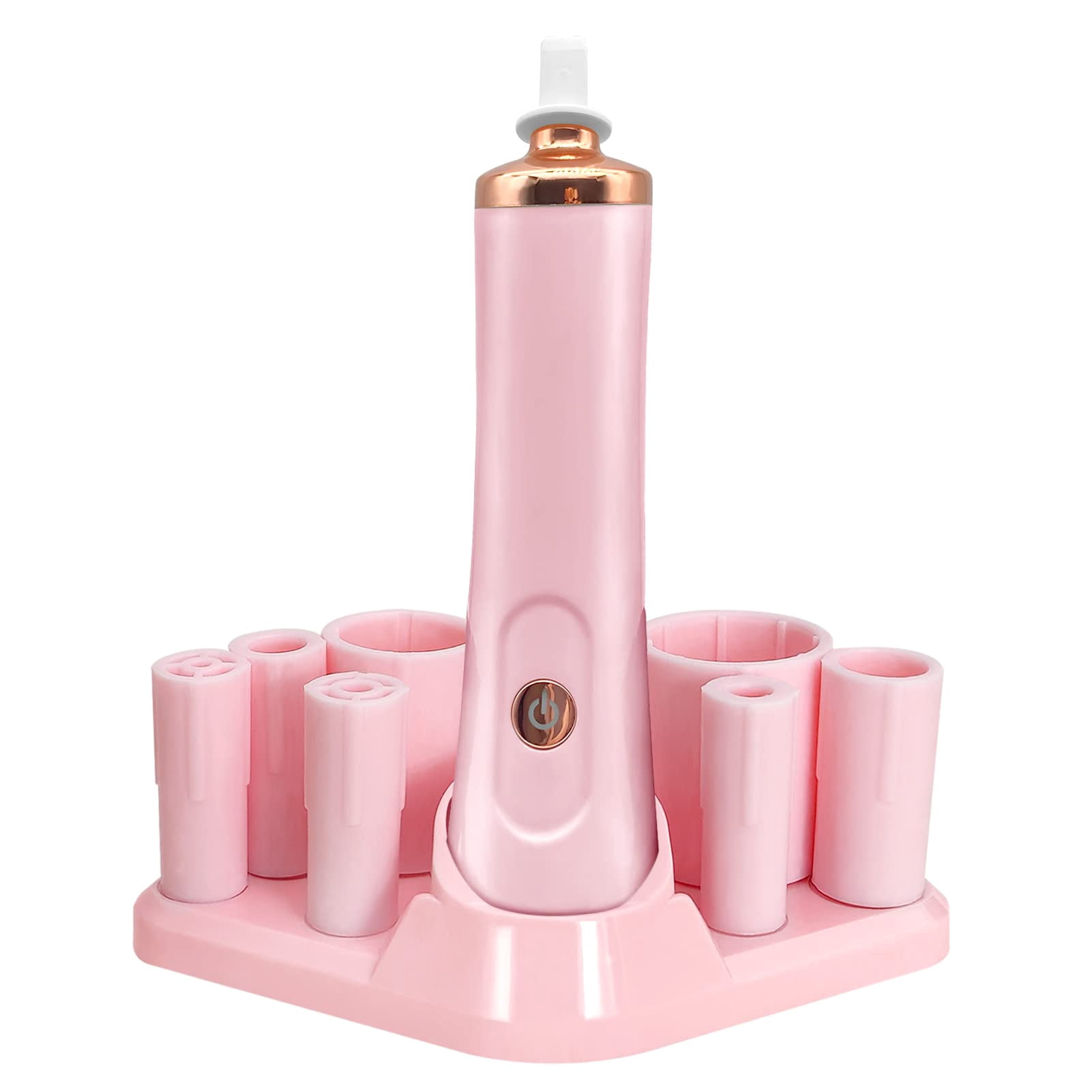 Pink Nail Lacquer Shaker, Nail Polish Mixer, Portable Electric Eyelash ...