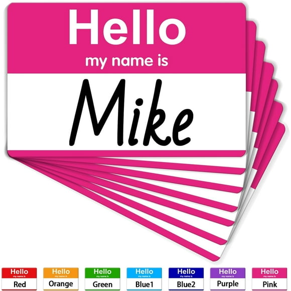 Hello My Name Is Sticker