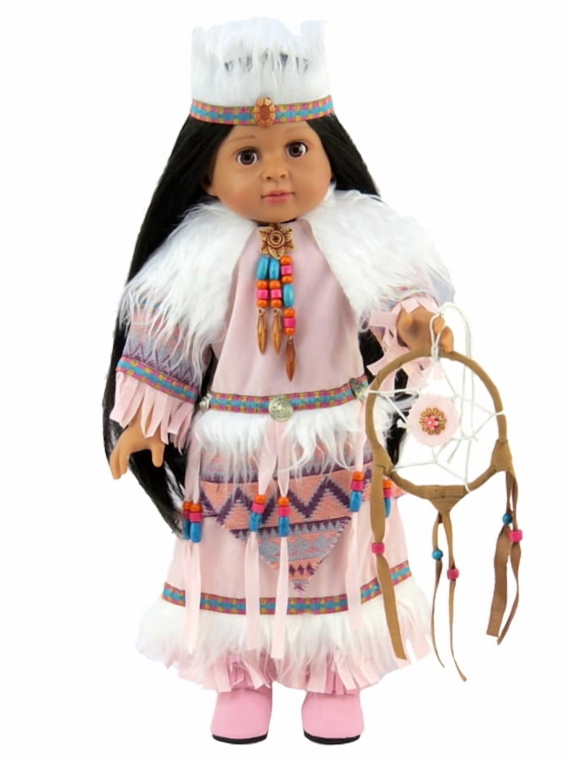 Pink Native Outfit 3-Peice Oufit Made to fit an 18in Doll | American ...