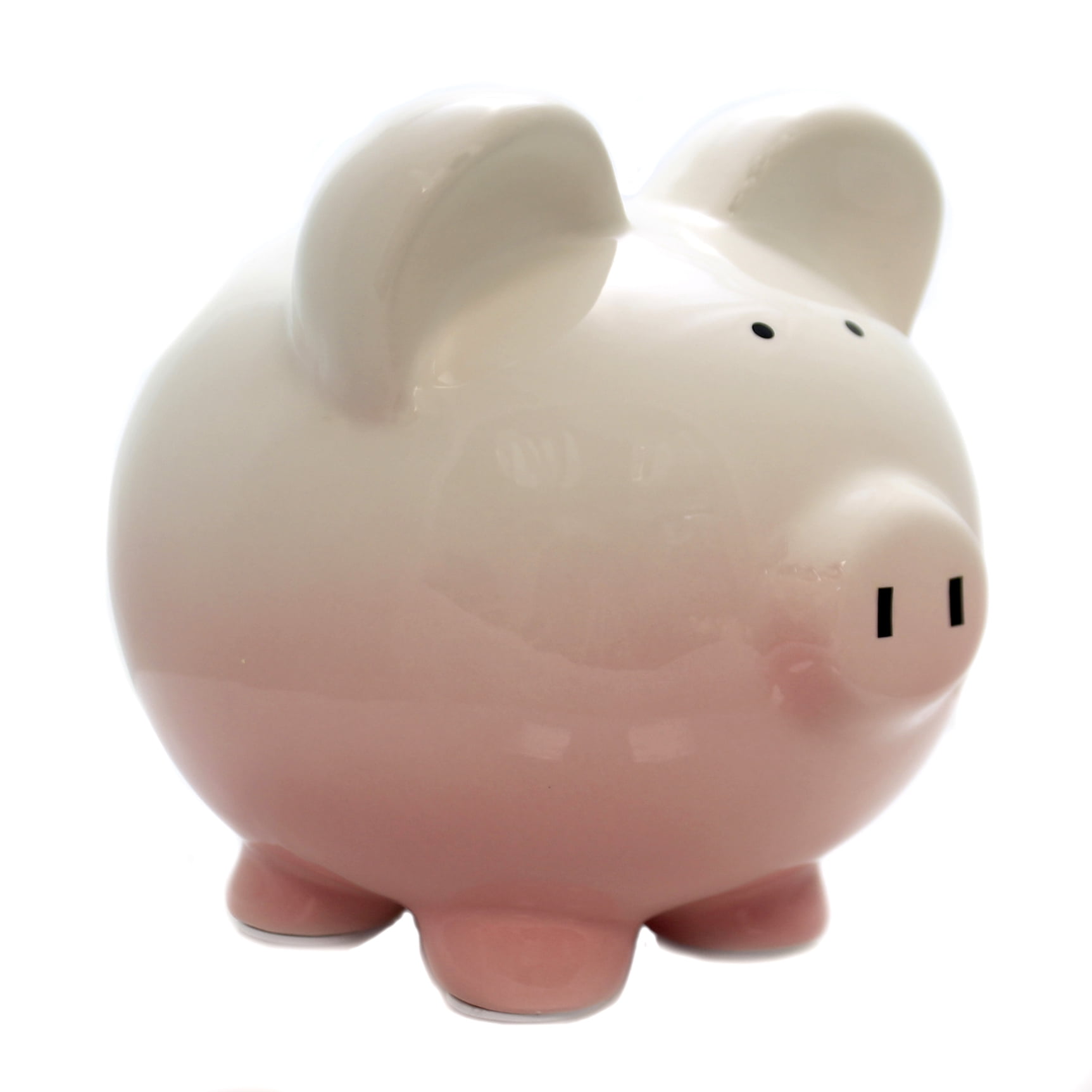 Pink Ombre Piggy Bank - One Bank 7.75 Inch, Ceramic - Save Money 3707Pk ...