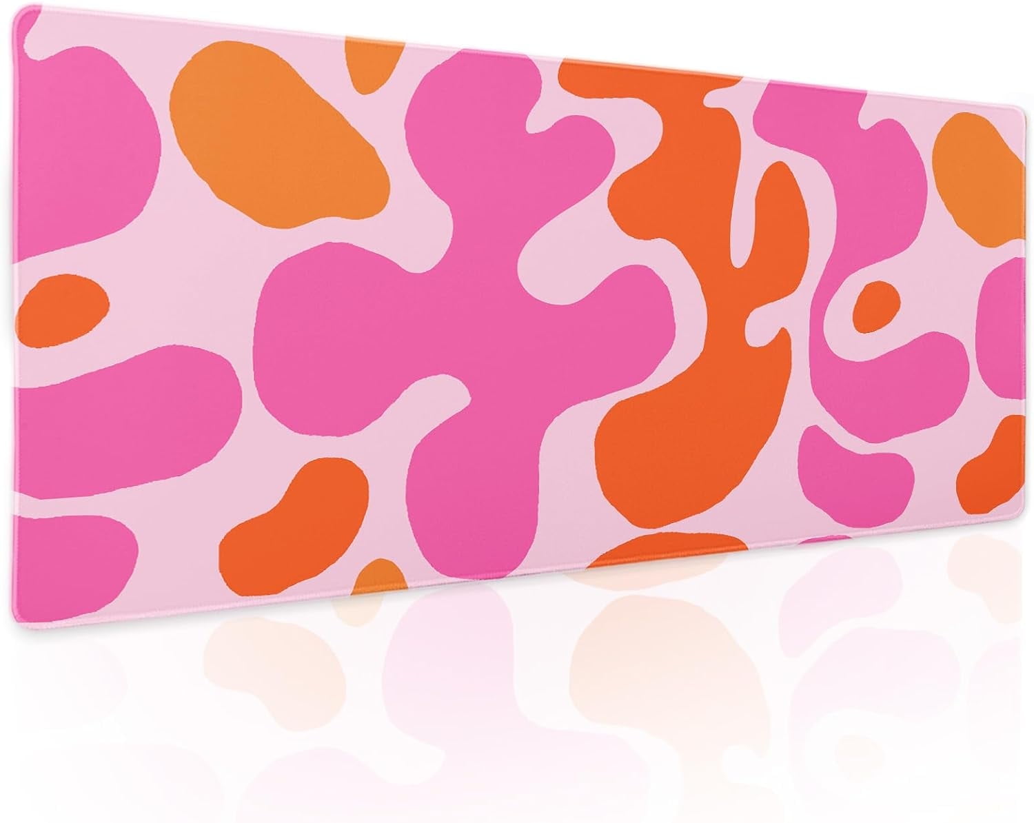 Pink Orange Cute Gaming Mouse Pad XL Kawani Preppy Abstract Modern ...