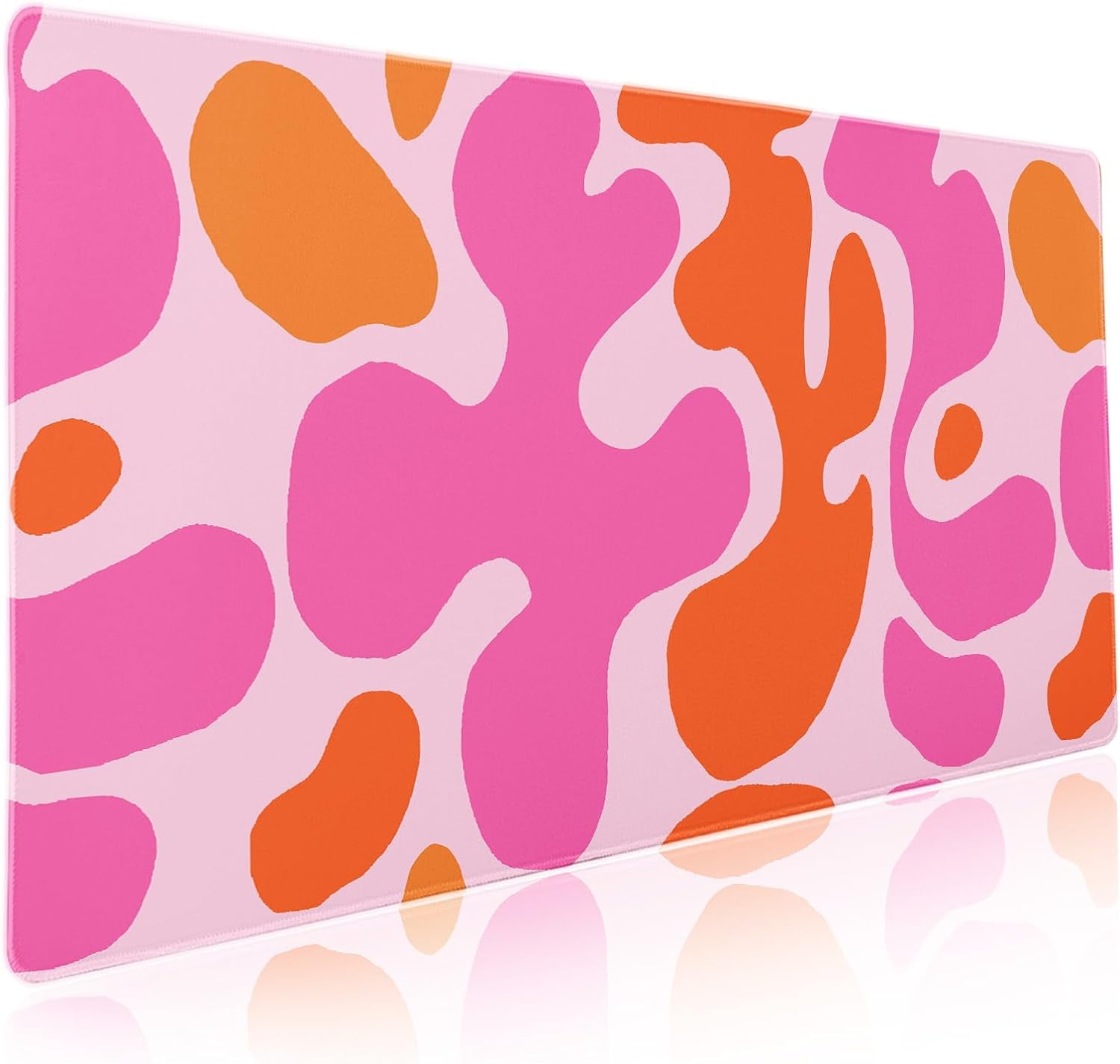Pink Orange Cute Gaming Mouse Pad XXL Kawani Preppy Abstract Modern ...