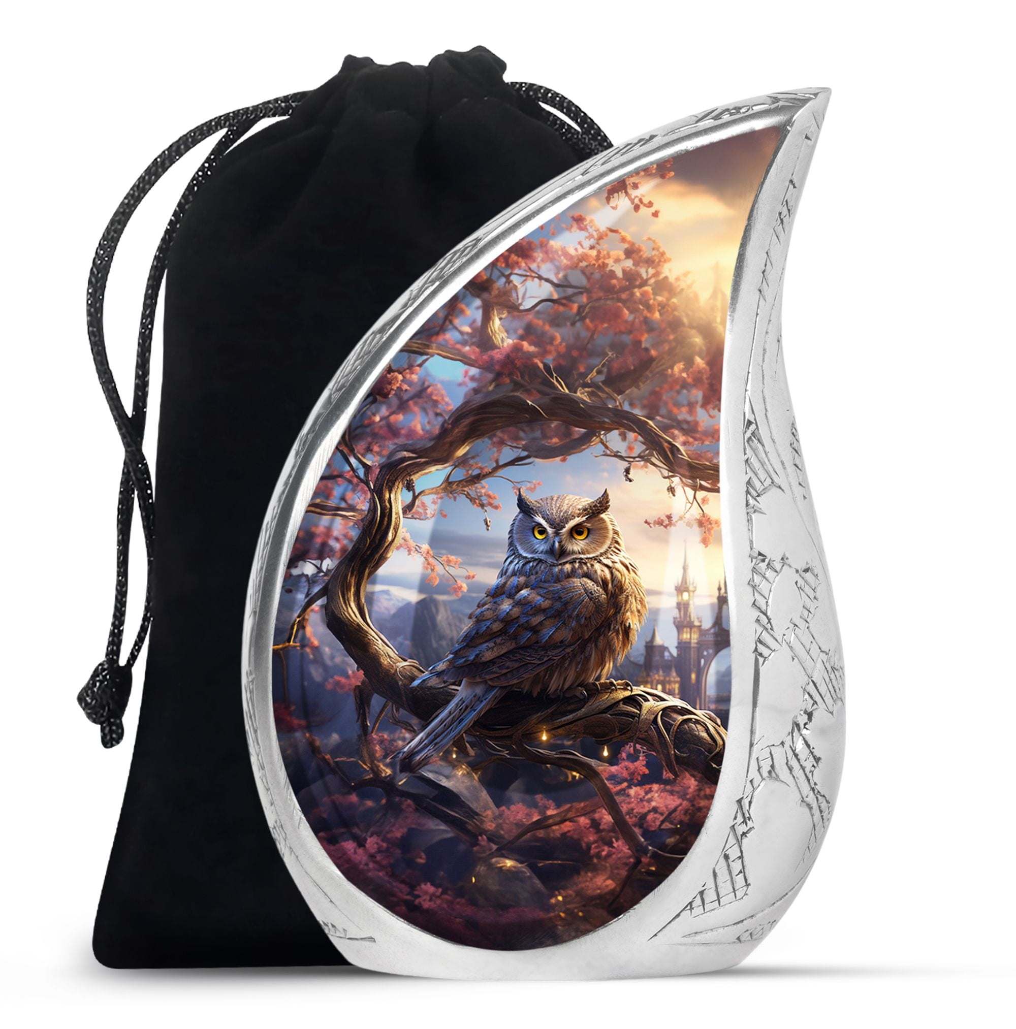 Pink Owl Urns For Human Ashes Adult Male - Memorial Urn For Ashes Mom ...