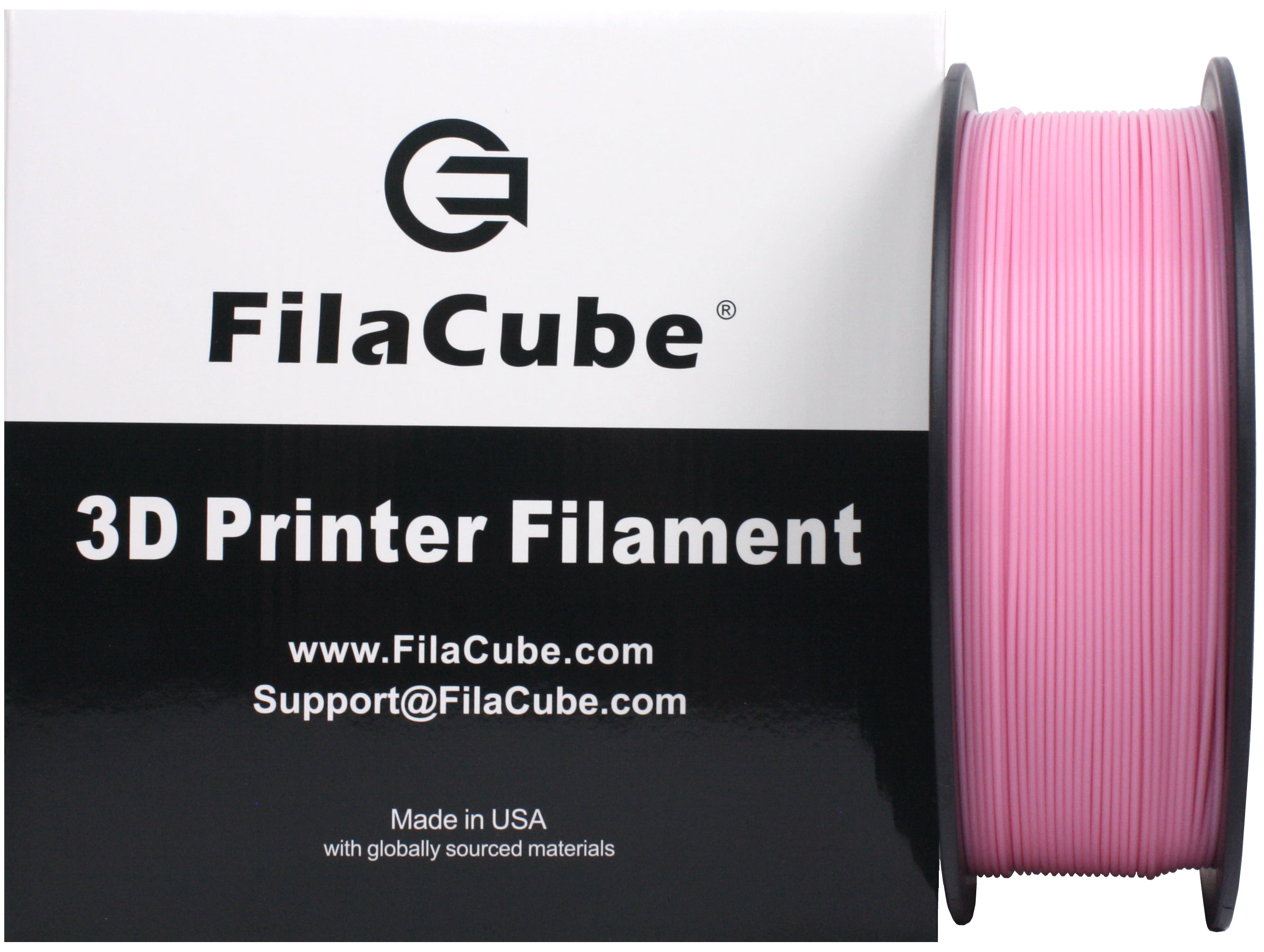 Pink PLA 3D Printer 1.75mm Filament - FilaCube 1.75 mm 1kg PLA 2 (PLA ...