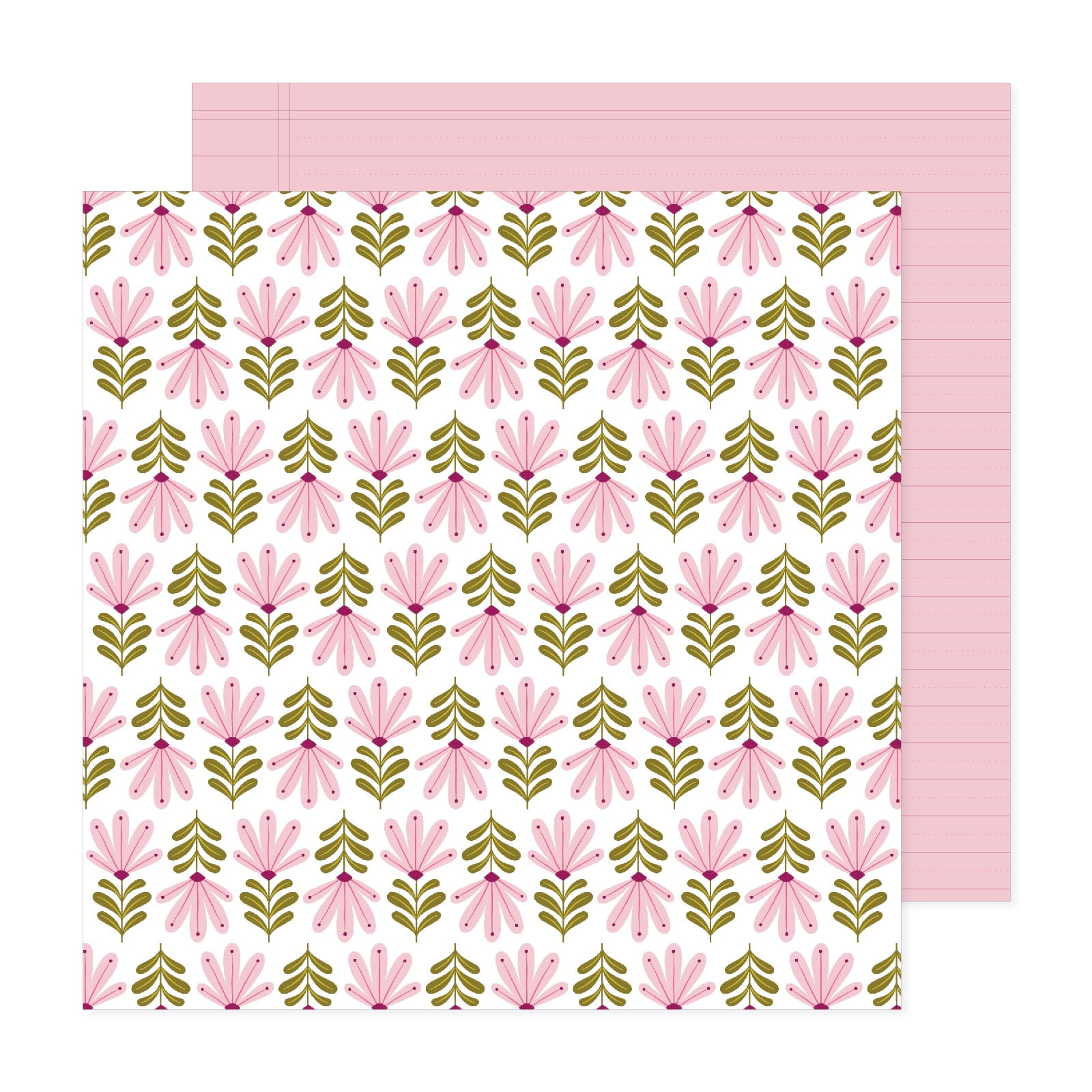Pink Paislee Joyful Notes Double-Sided Cardstock 12"X12"-Choose ...