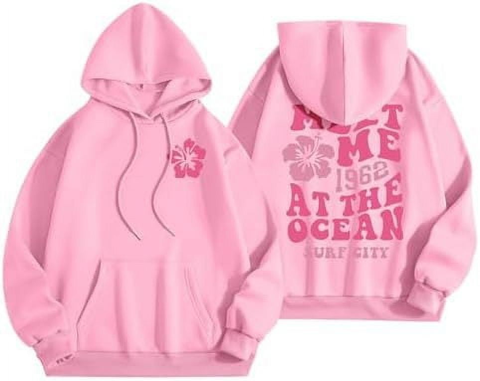 Customer reviews for Pink Palm Puff Hoodie – Cozy Women's Pullover with ...