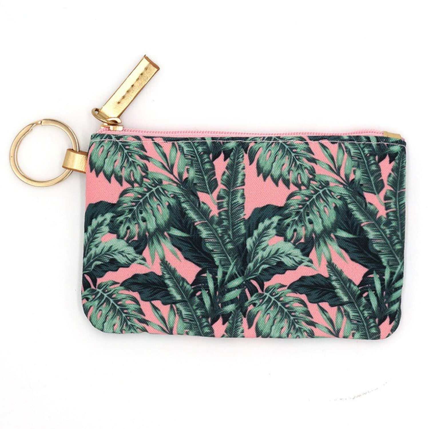 Pink Palms ID Holder Keychain With Lanyard - Walmart.com