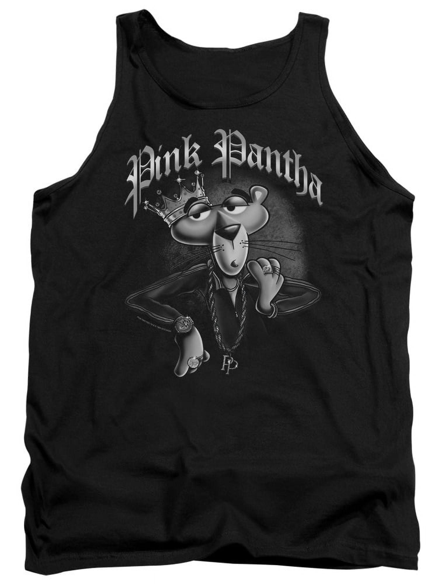 Pink Panther Cartoon Series Pink Pantha Gangsta PP Adult Tank Top Shirt ...