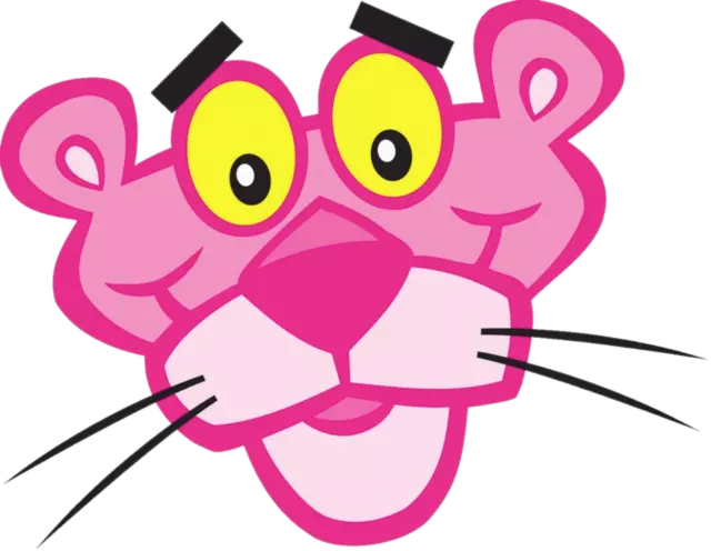Pink Panther Sticker Phone Decal Water Bottle Stickers Car Decals ...