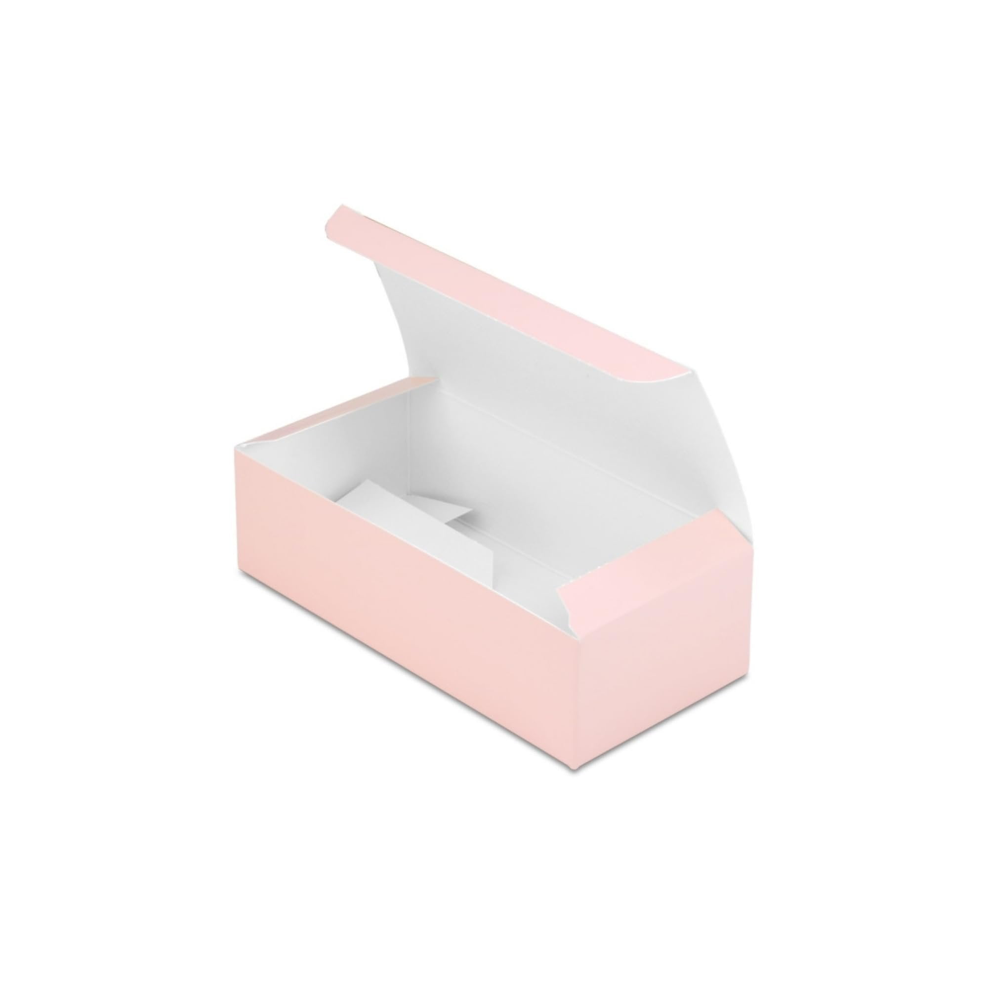 Pink Paper Candy Boxes with the Boss 10pk 7x3.375x2 1lb. Bakery Gift ...