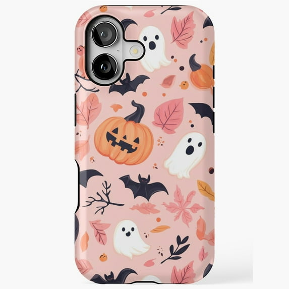 Pink Pastel Halloween Art Design iPhone 17 through 11 Pro Max - Walmart.com