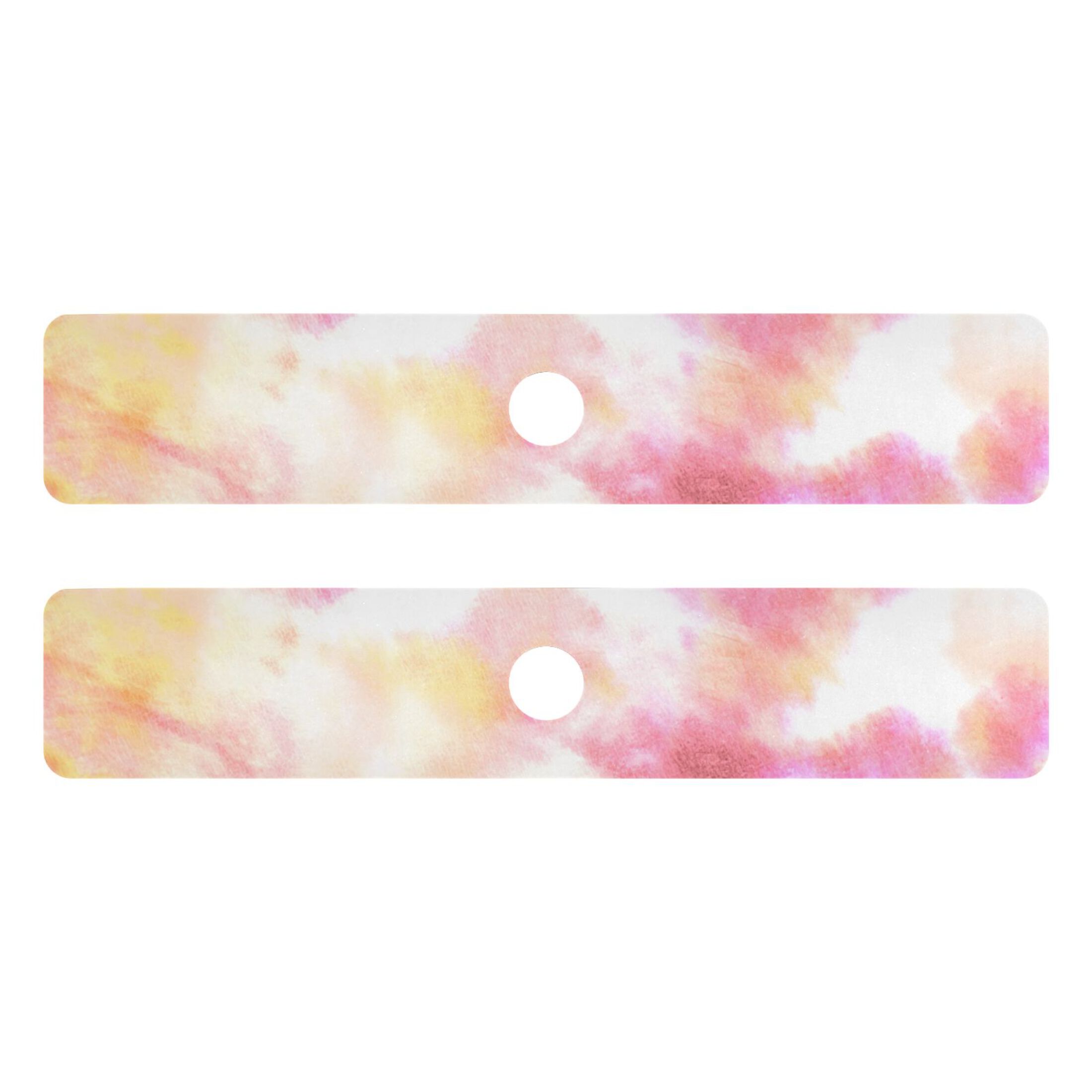 Pink Pattern with Tie Dye 2 PCs Sink Splash Guard Set Kitchen Faucet ...