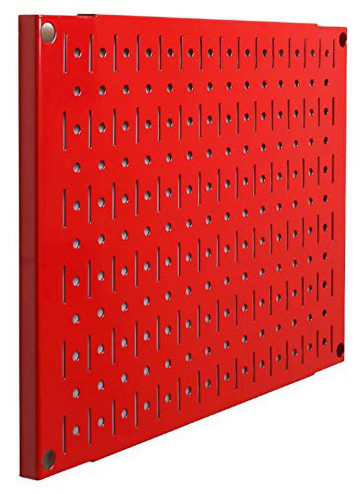 Pink Pegboard Wall Organizer Tiles - Wall Control Modular Fun Metal ...