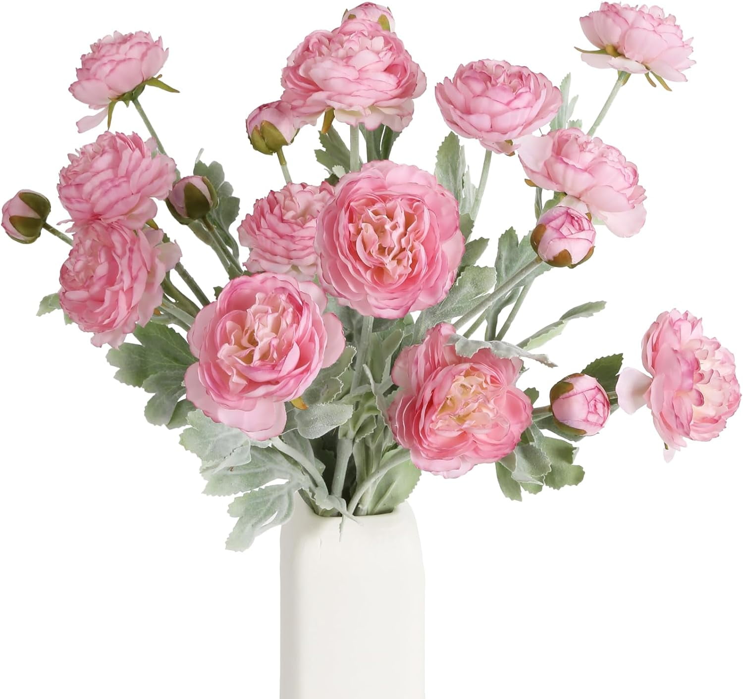 Pink Peonies Artificial Flowers Pink Artificial Ranunculus ...