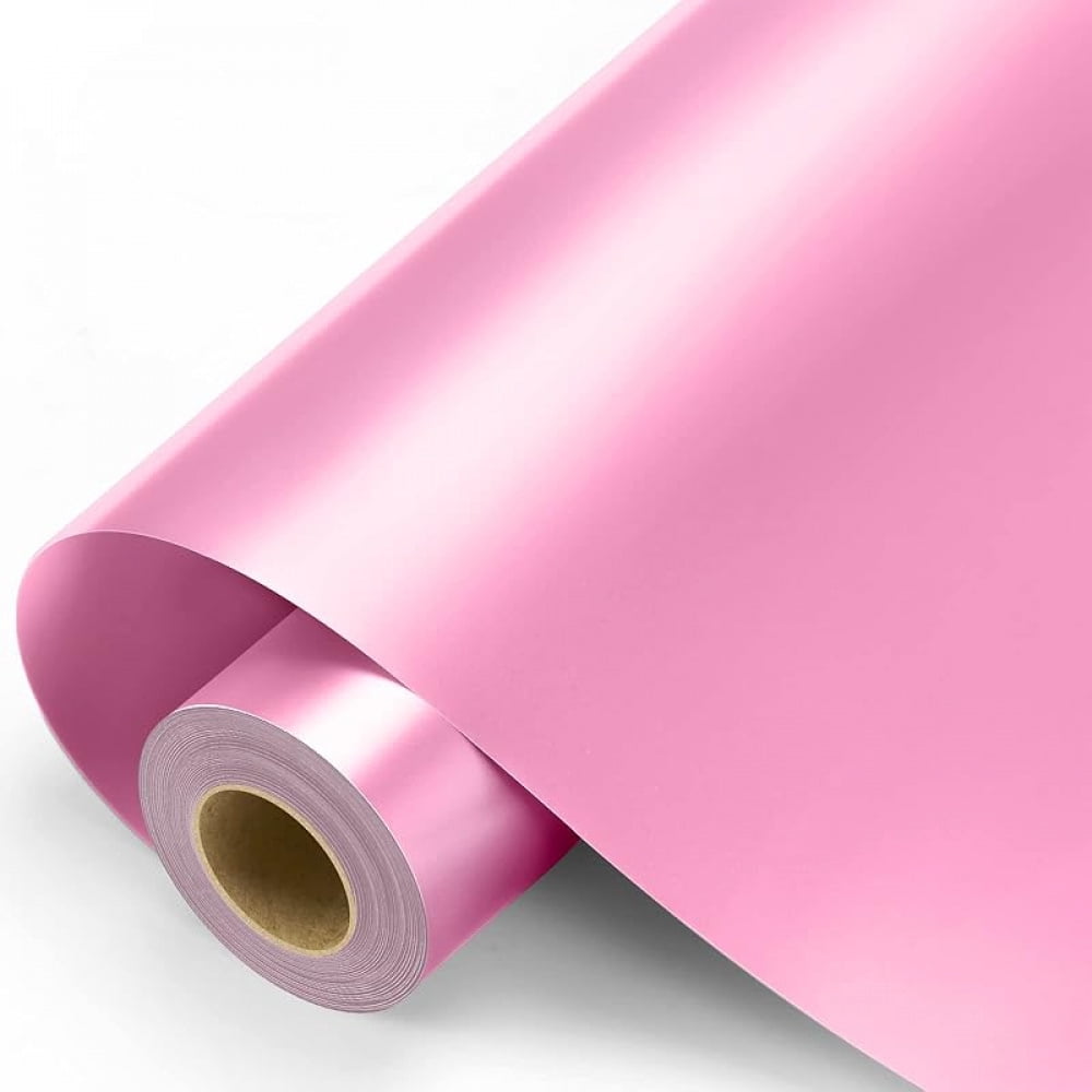 Pink Permanent Vinyl - Pink Adhesive Vinyl Roll for All Cutting Machine ...