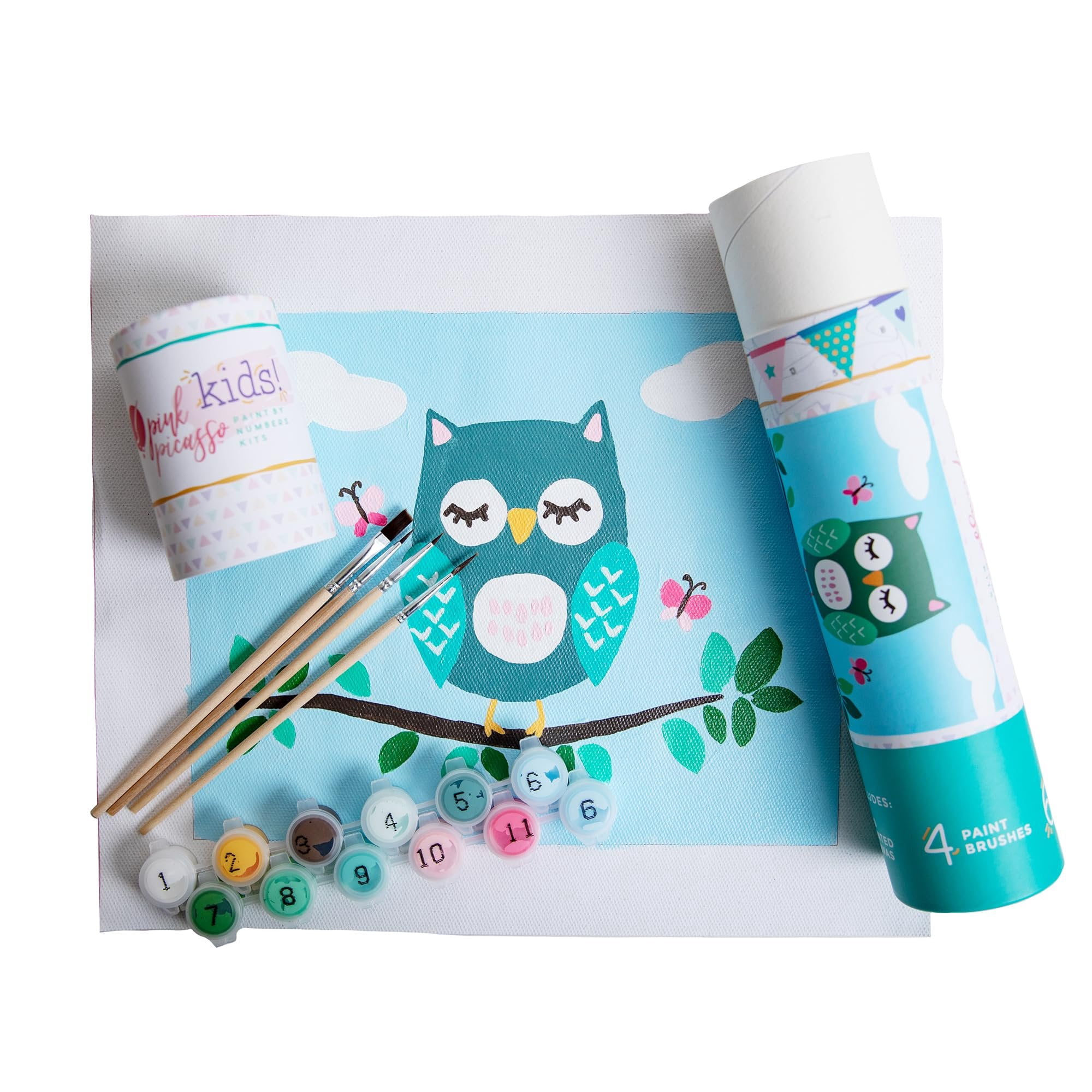 Pink Picasso Kits Paint by Number for Kids Ages 5-12 DIY 8x10 Beginners ...