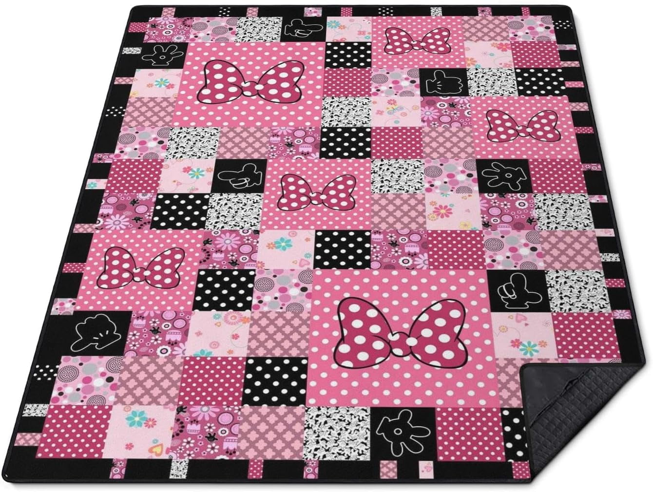 Pink Picnic Blanket Waterproof Foldable Extra Large Picnic Mat Beach ...