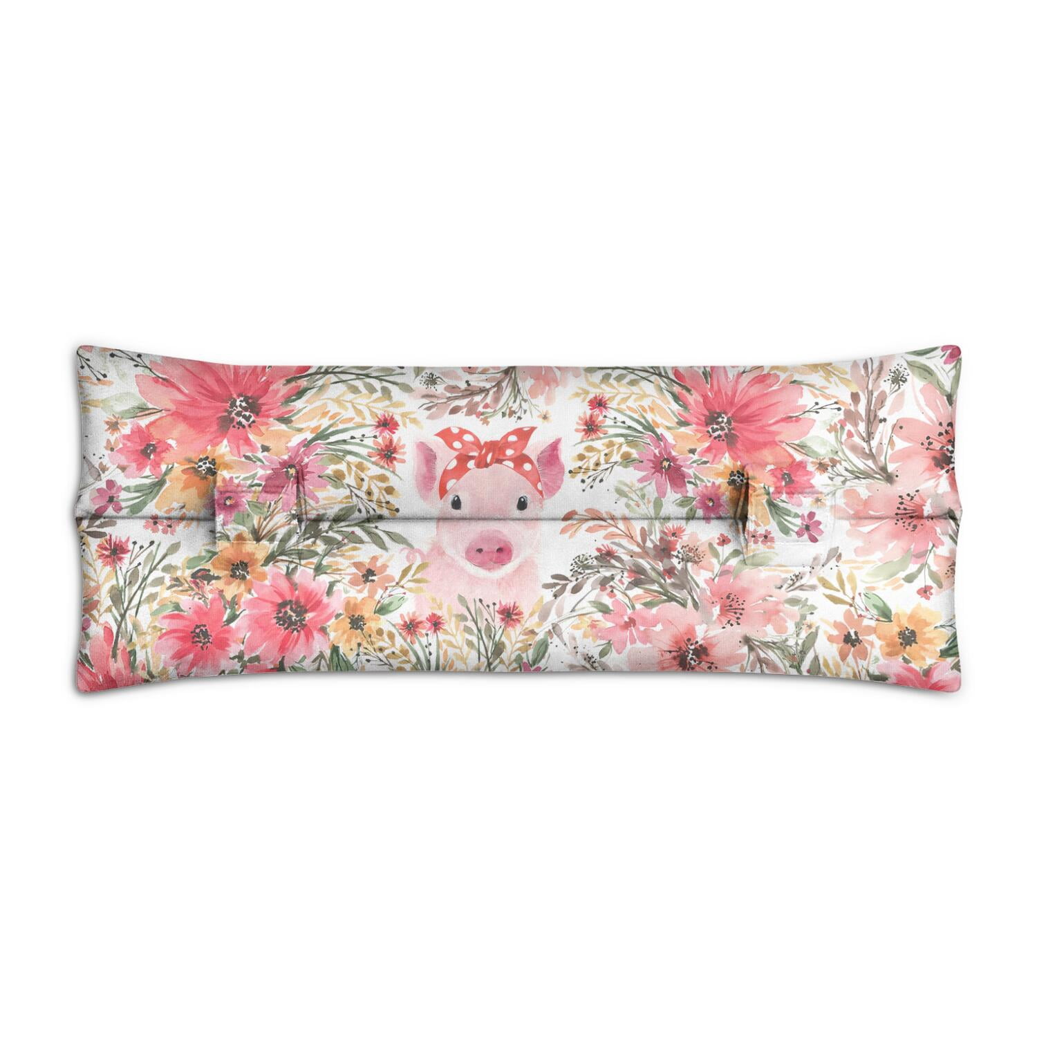 Pink Pig Cartoon Seatbelt Pressure Relief Pad - Post Surgery Car Pillow ...