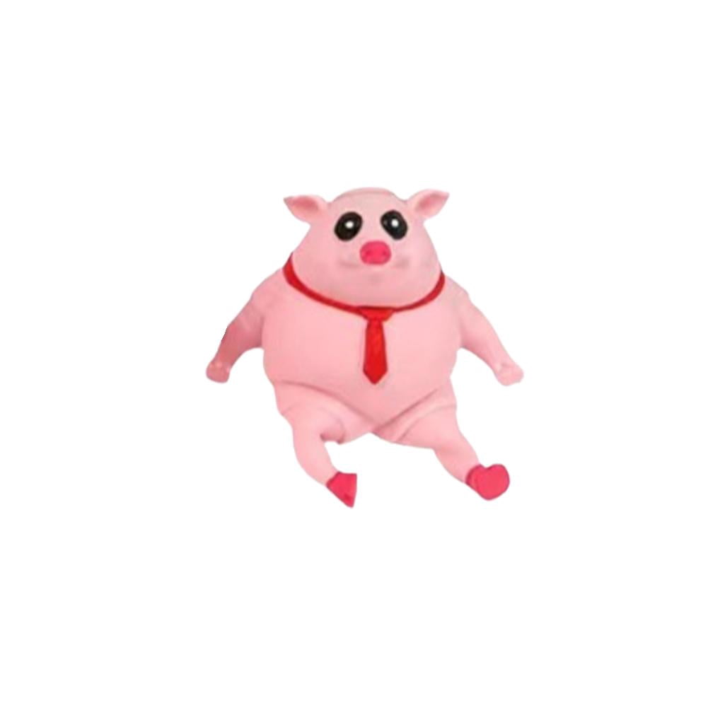 Pink Pig Figure Stress Relief Squeeze Pig Dolls Squeeze Pig Model for ...