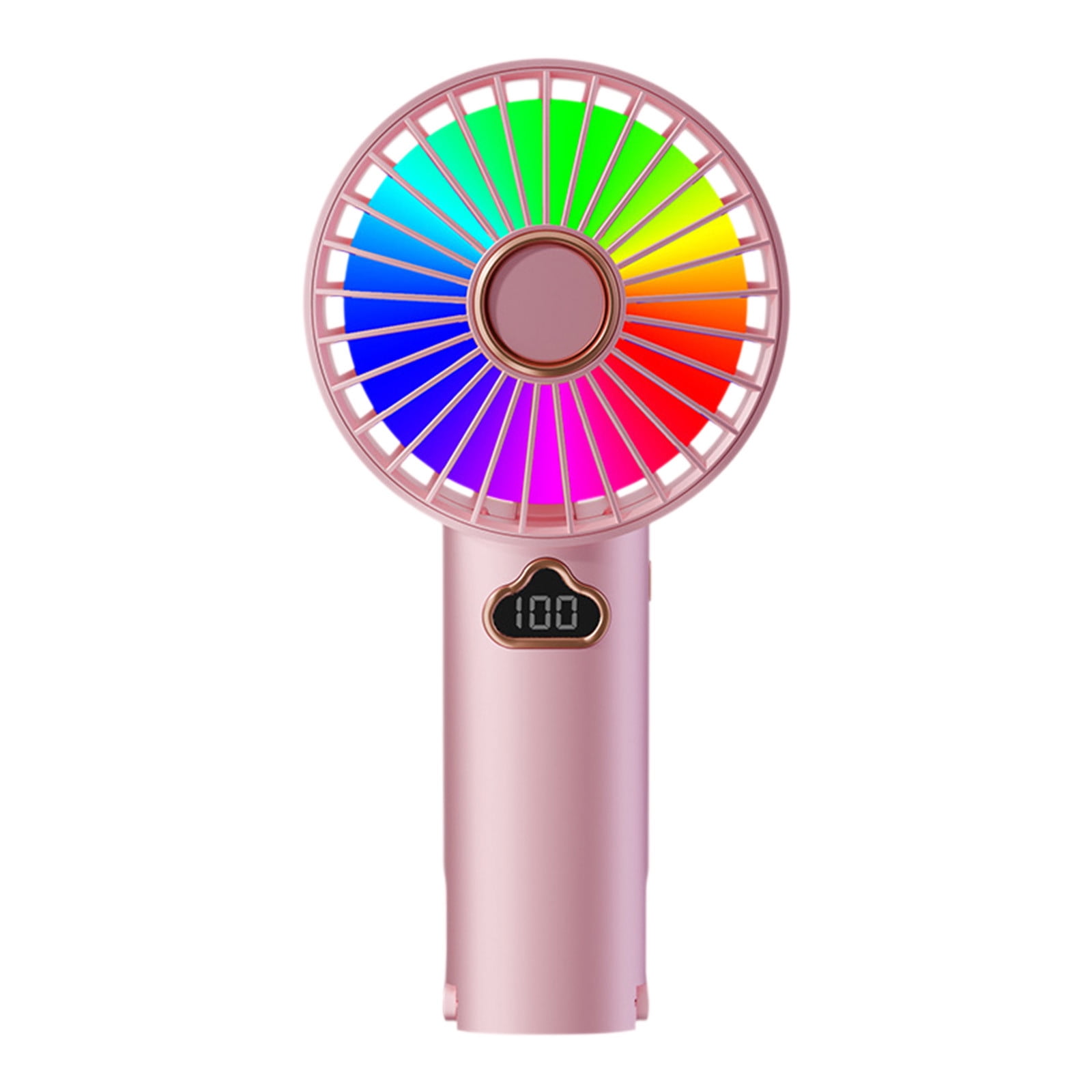 Pink Pink Compact Usb Fan Portable Personal Cooling Device With ...