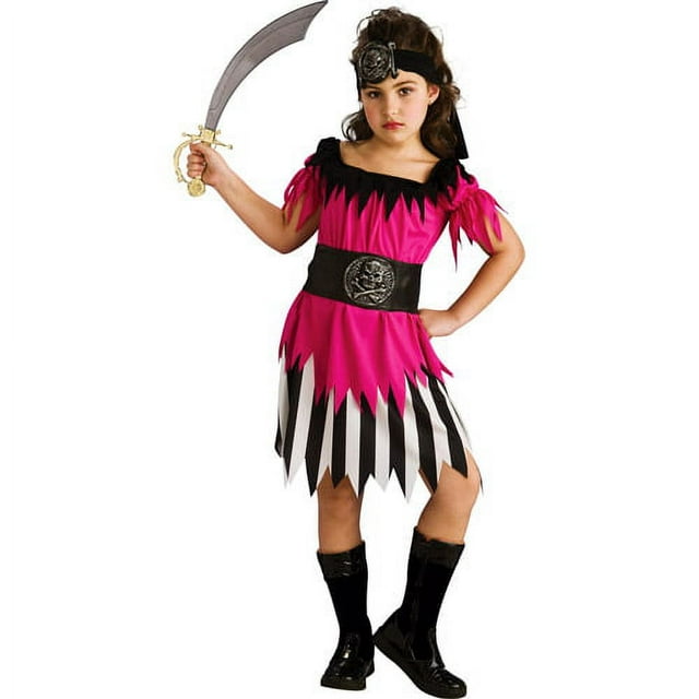 Pink Pirate Girl Child Halloween Costume - Walmart.com