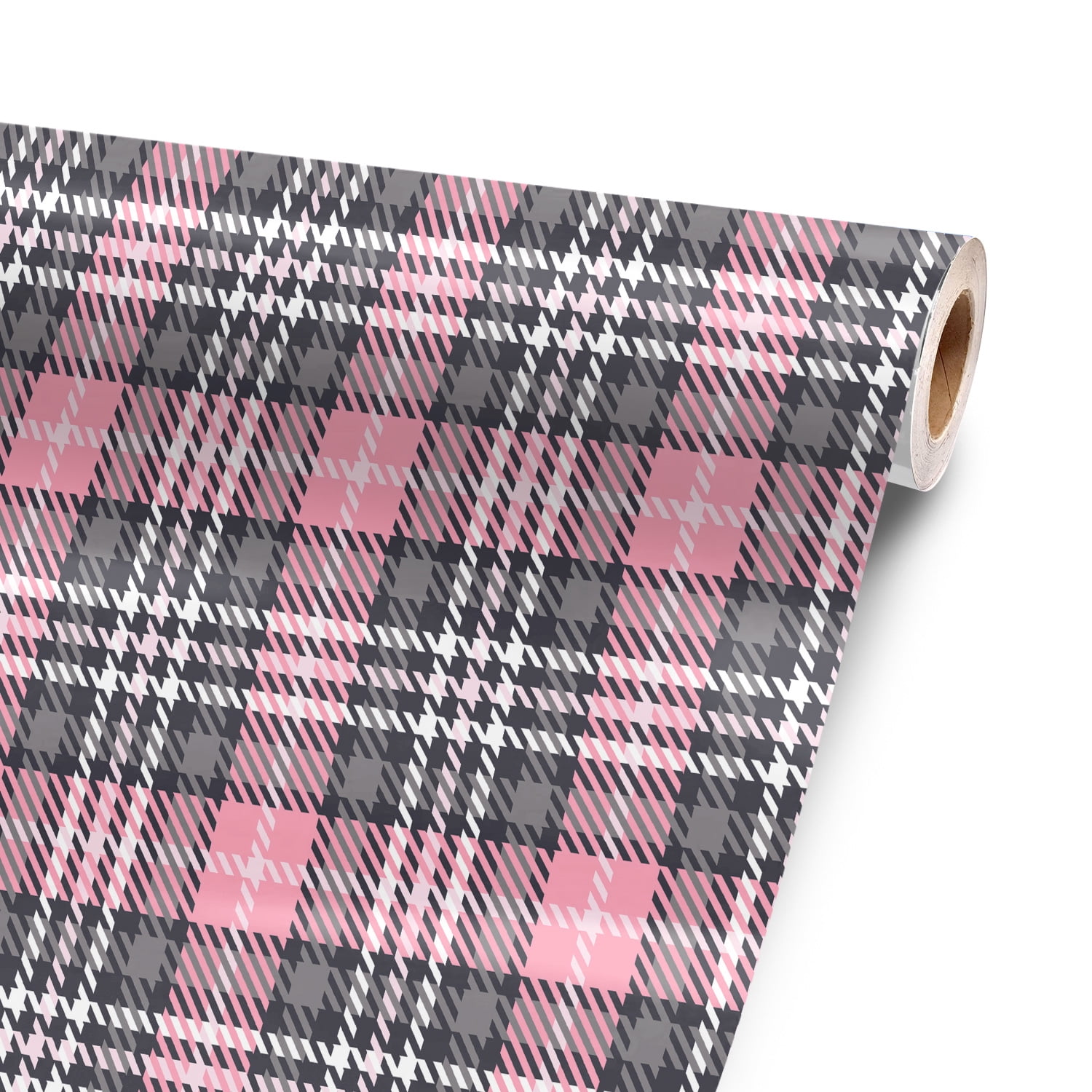 Pink Plaid 24” x 52” Vinyl Wrap Sheet for large or custom items | 3M ...