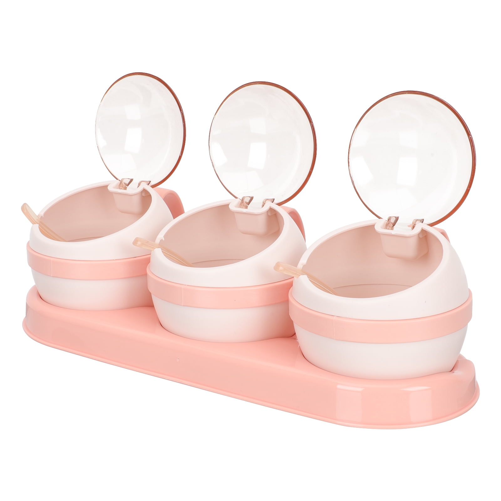 Pink Plastic Kitchen Storage Containers for Pantry Cooking Accessory ...