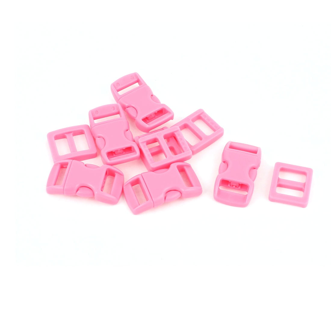 Pink Plastic Luaggage Side Quick Release Clasp Buckles 10-11mm Webbing ...