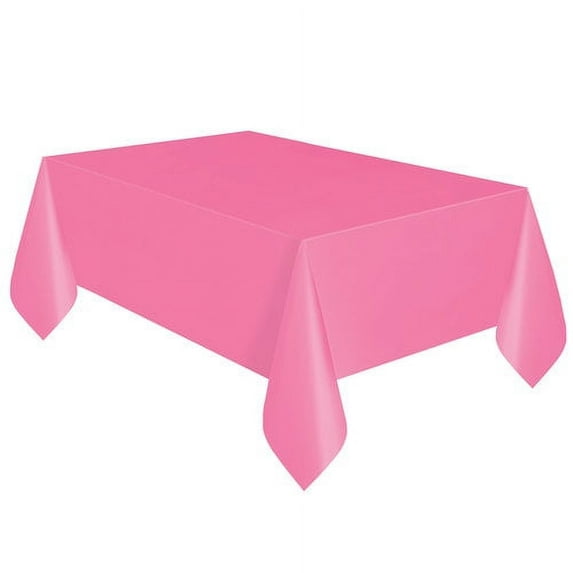 Pink Plastic Table Covers 108" x 54" , 3 ct - Walmart.com