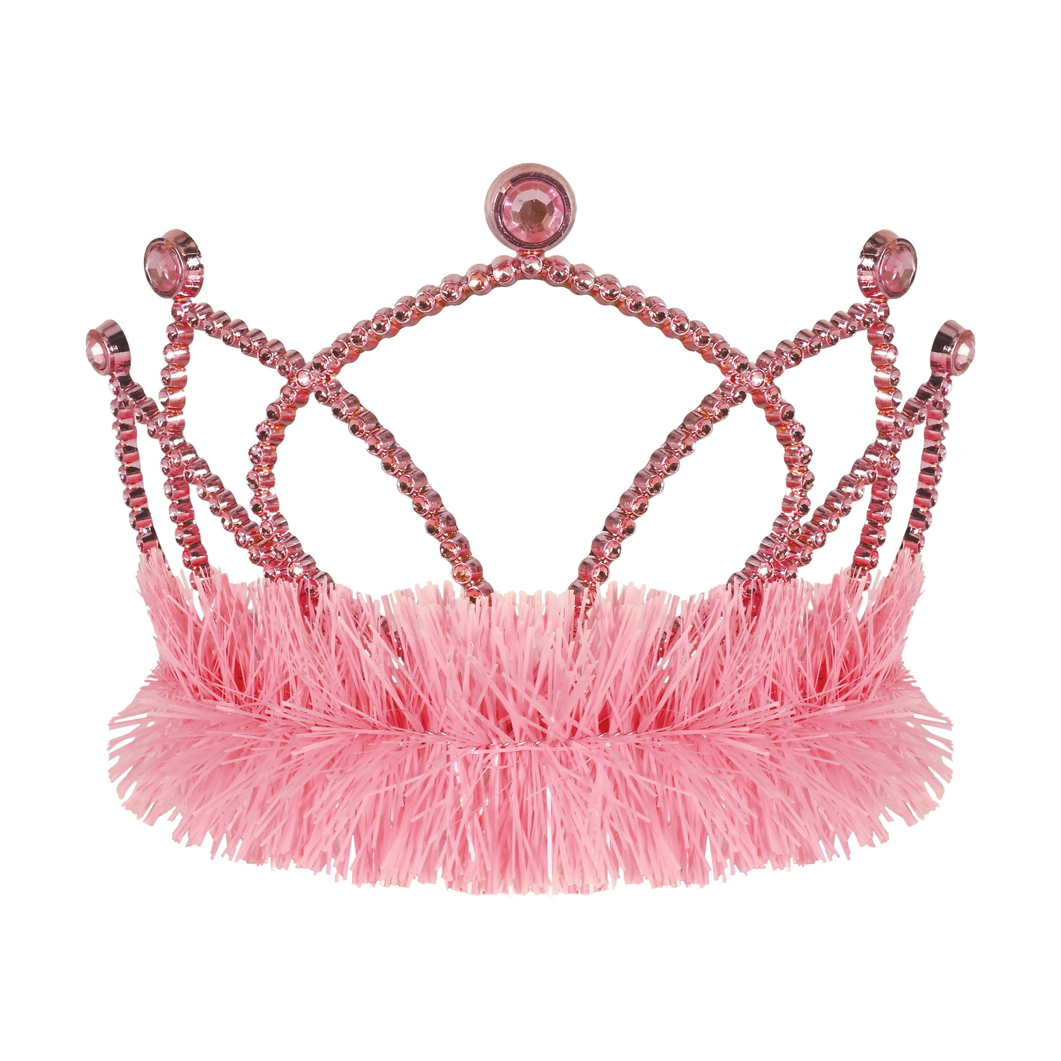 Pink Plastic Tiaras, Pack of 6 - Walmart.com