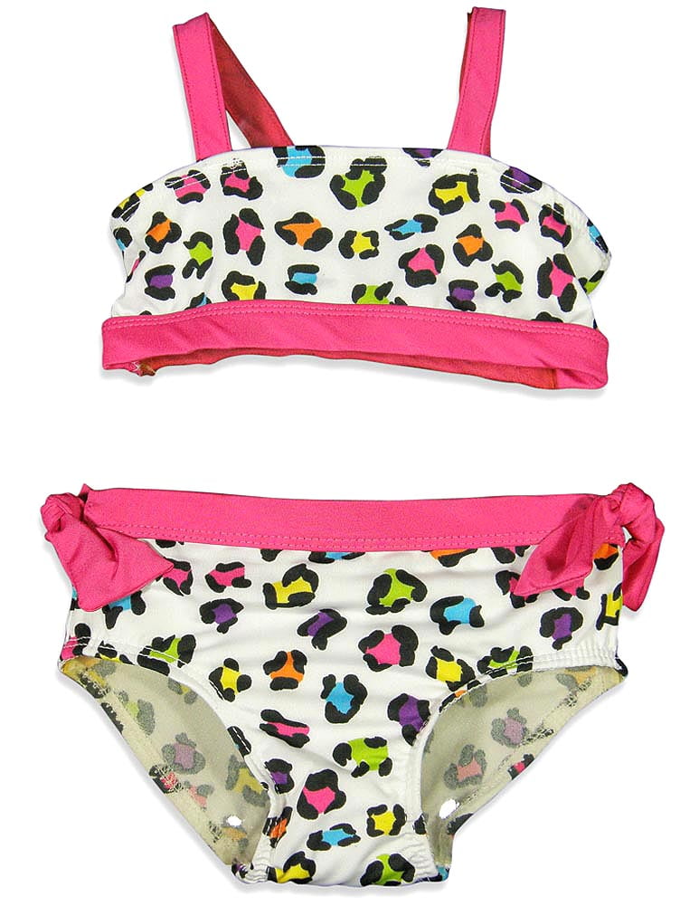Pink Platinum - Baby Girls 2 Piece Leopard Bikini Swimsuit 23814 ...