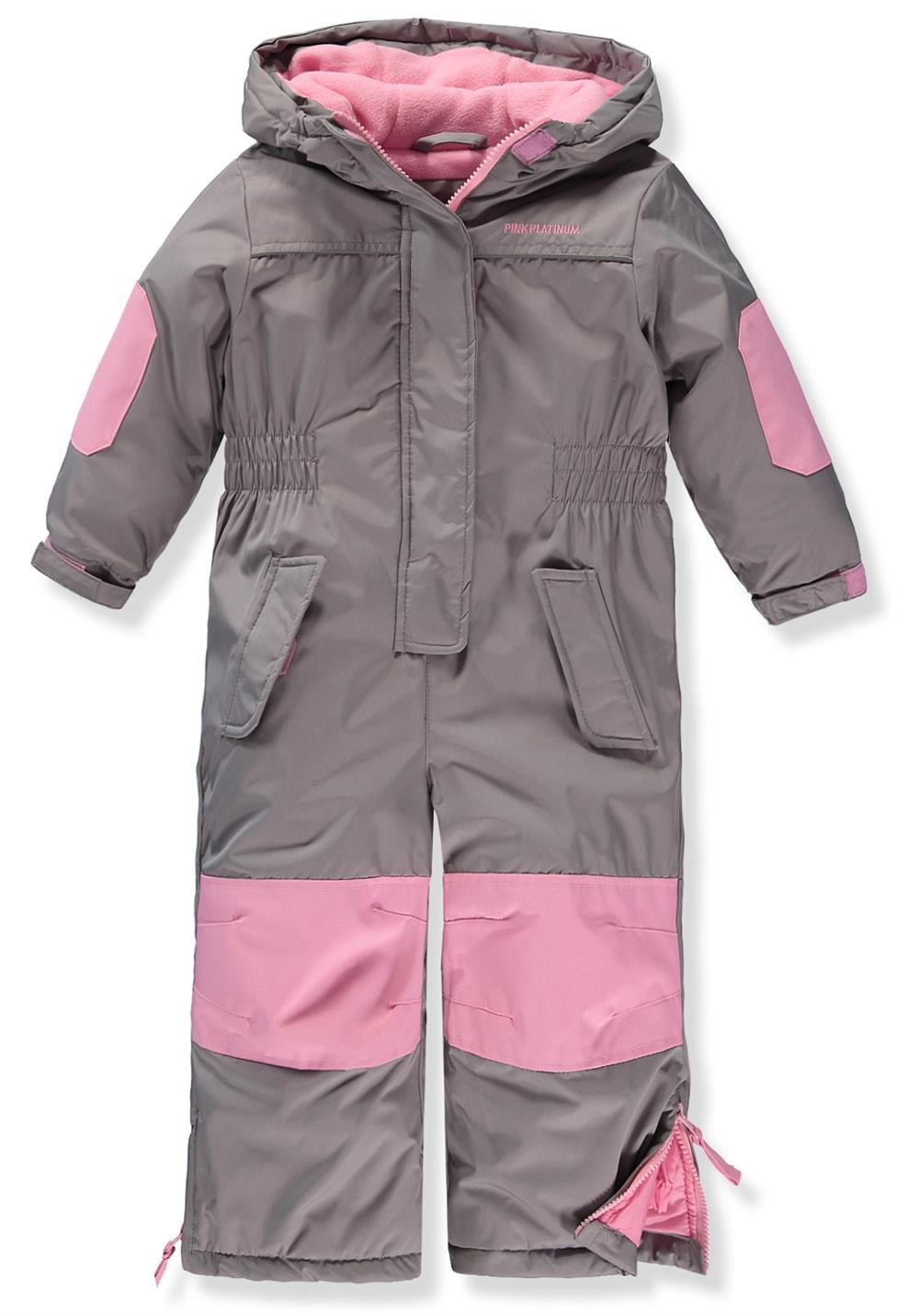 Pink Platinum Girls 12-24 Months Snowmobile Snowsuit Grey 18 Months ...