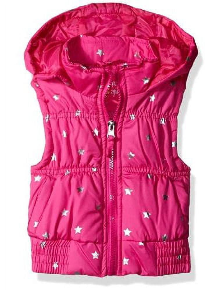 Pink Platinum Girls 4-6X Foil Star Vest (Black 4) - Walmart.com