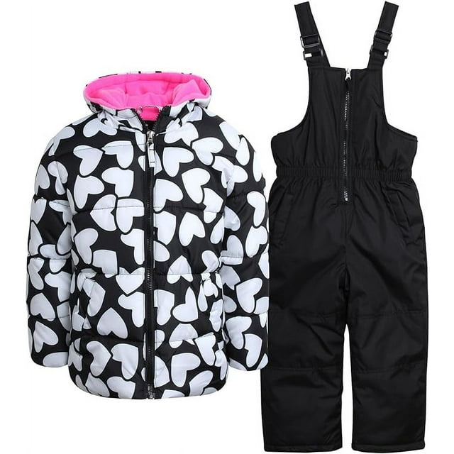Pink Platinum Girls' Snowsuit - 2 Piece Insulated Ski Jacket and Snow ...