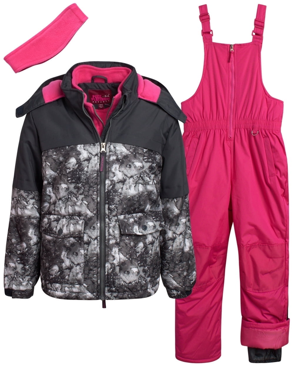 Pink Platinum Girls Snowsuits - 2 Piece Waterproof Winter Jacket and ...