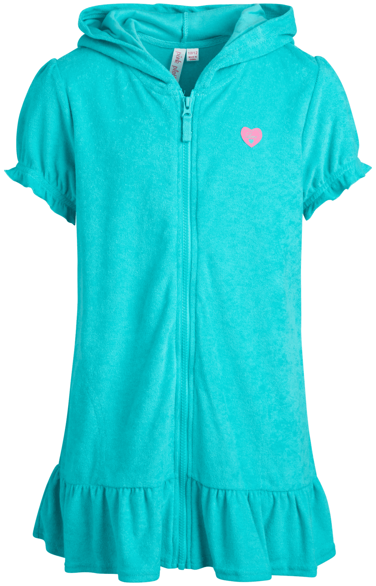 Pink Platinum Girls' Swim Cover Up Dress - Soft Terry Cloth Bathrobe ...